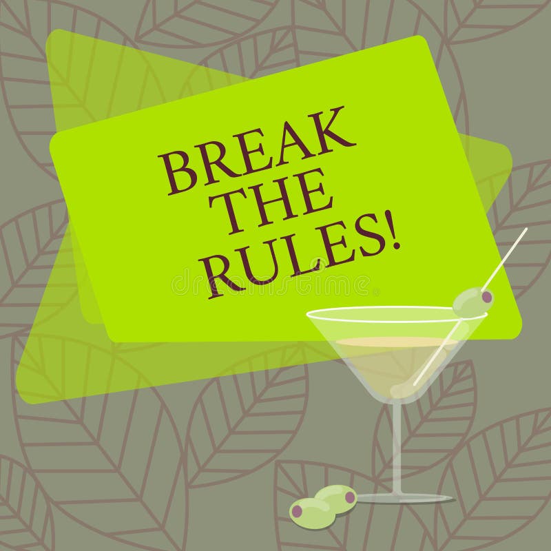 Breaking Rules Stock Illustrations – 300 Breaking Rules Stock ...