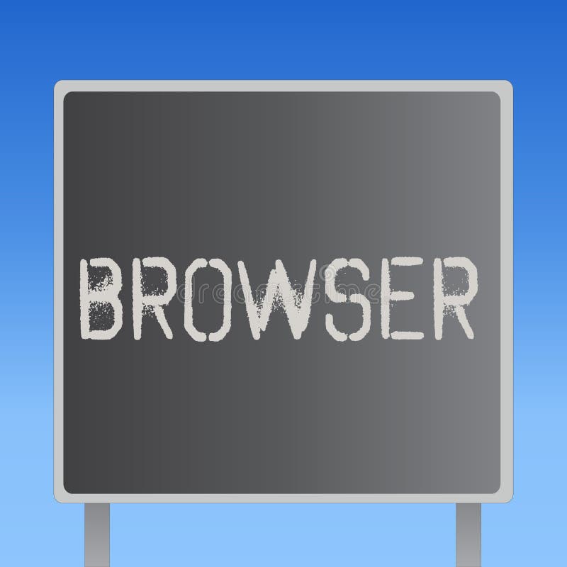 Word Writing Text Browser. Business Concept for Computer Program Graphical User Interface ...