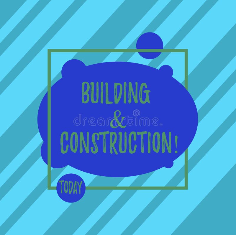 Word Writing Text Building and Construction. Business Concept for the ...