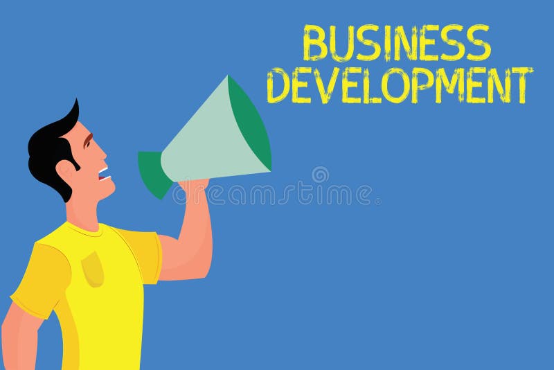 Word Writing Text Business Development. Business Concept for Implement ...