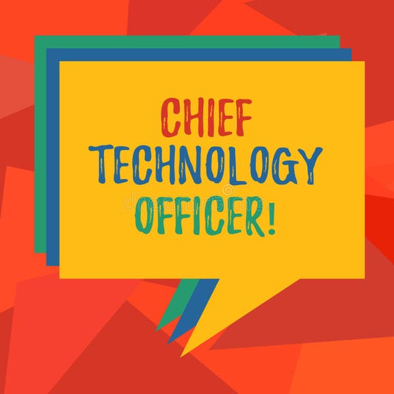 Word Writing Text Chief Technology Officer. Business Concept for ...