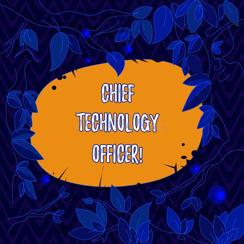 Chief Technology Officer CTO Flat Illustration Concept on White ...