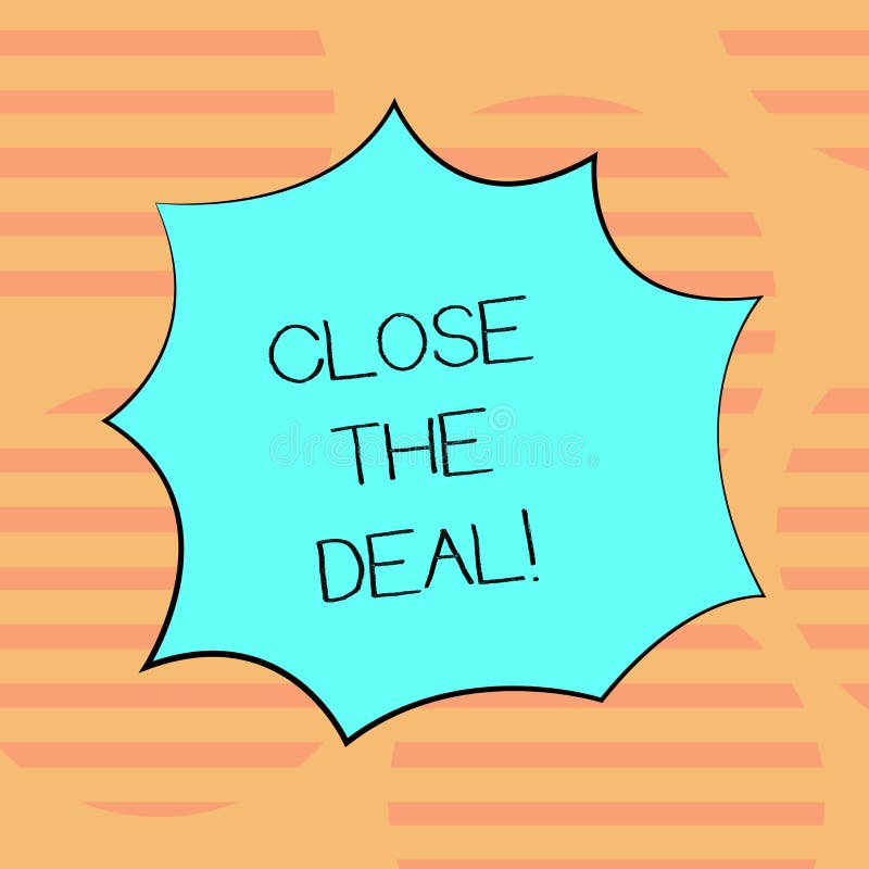 Close the Deal Briefcase Sales Success Stock Illustration ... Close the Deal Briefcase Sales Success Stock Illustration ...
