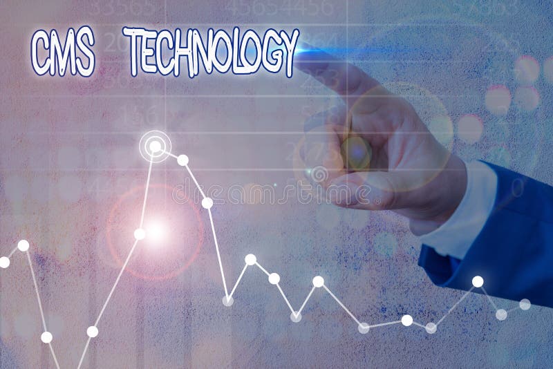 Word Writing Text Cms Technology. Business Concept for Programs that are Used To Create and ...