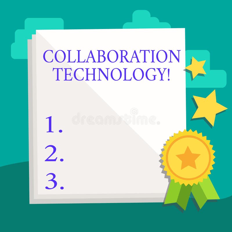 Word Writing Text Collaboration Technology. Business Concept for Joint ...