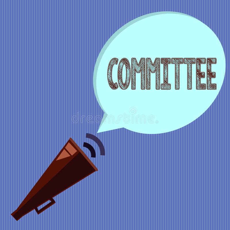 Word Writing Text Committee. Business Concept for Group of Showing ...
