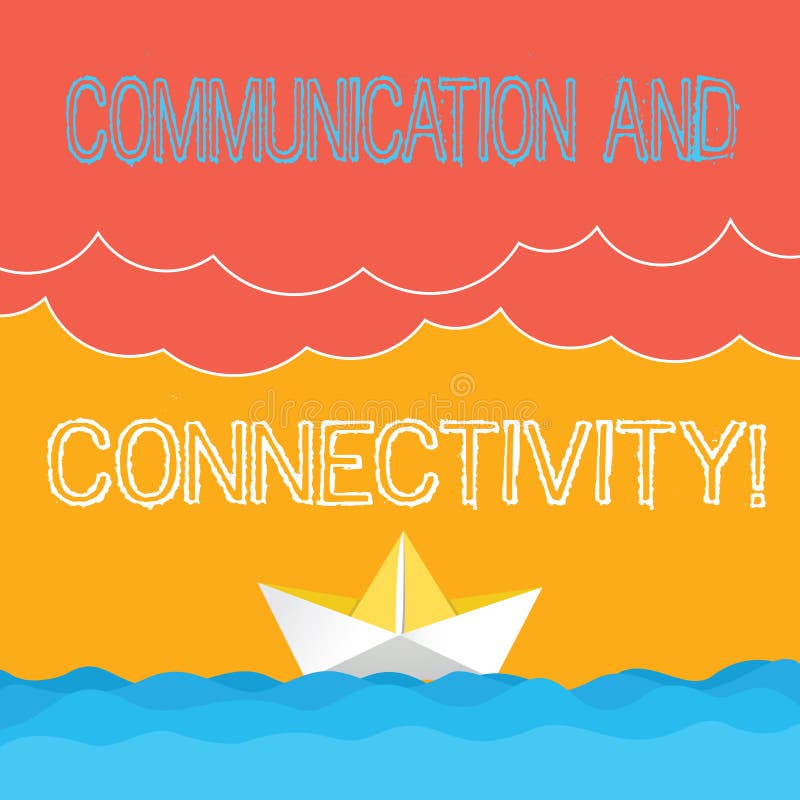 Word Writing Text Communication and Connectivity. Business Concept for ...