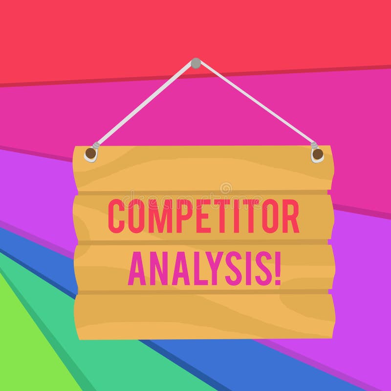 Word Writing Text Competitor Analysis. Business Concept for Determine ...