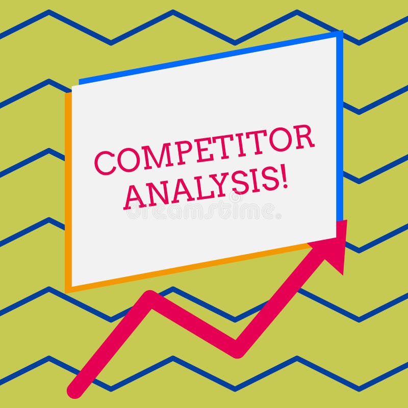 Word Writing Text Competitor Analysis. Business Concept for Determine ...