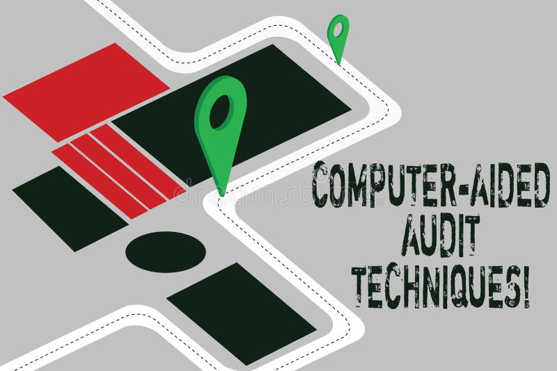 Word Writing Text Computer Aided Audit Techniques. Business Concept for ...