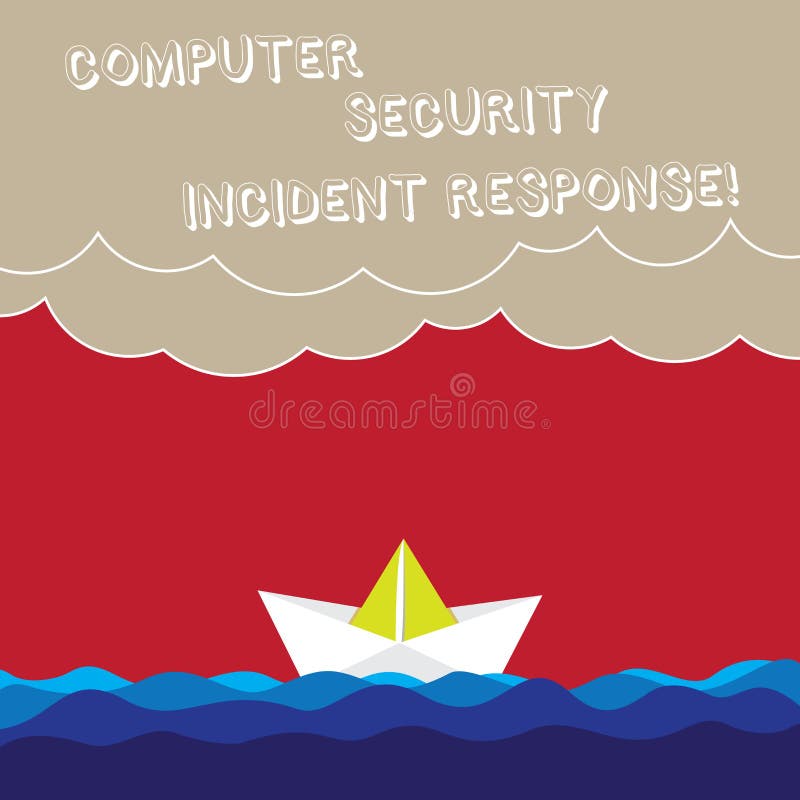 Word Writing Text Computer Security Incident Response. Business Concept ...