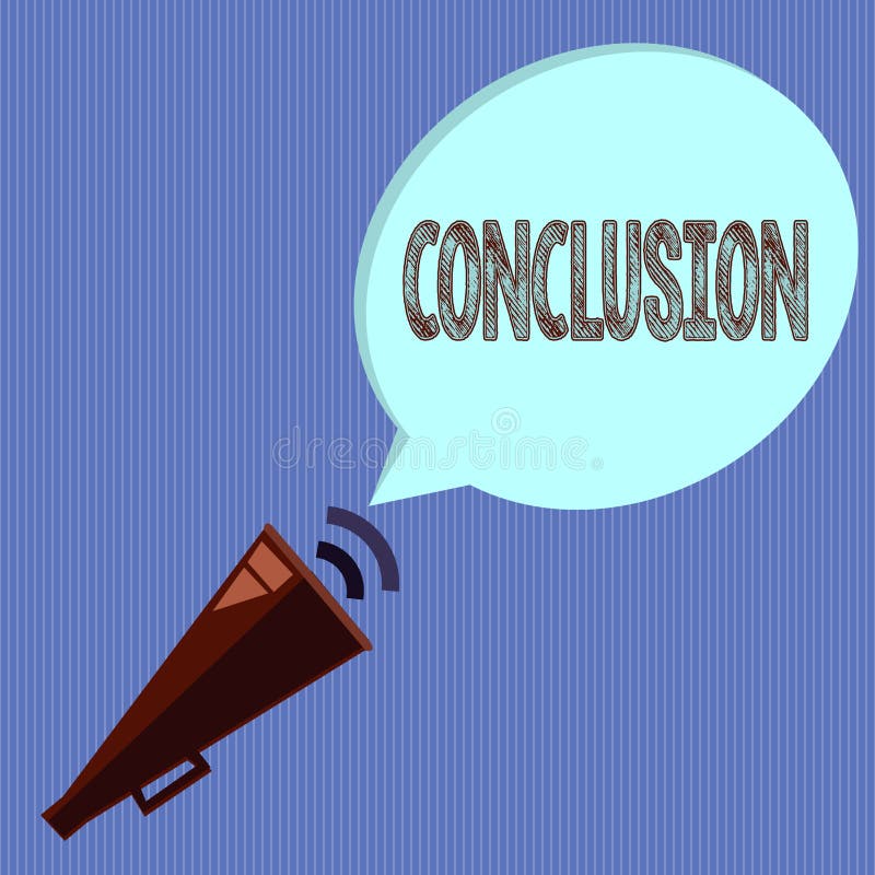 Word Conclusion Stock Illustrations – 1,618 Word Conclusion Stock ...