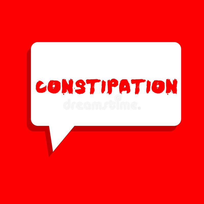 Word Writing Text Constipation. Business Concept for Bowel Movements ...