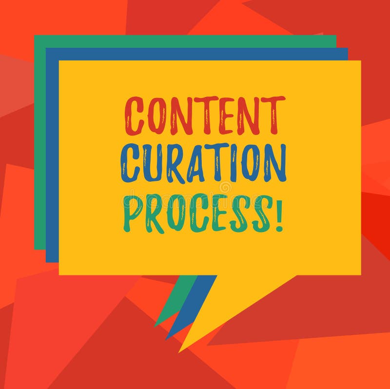 Content Curation Doodle Concept Stock Vector - Illustration of publish ...