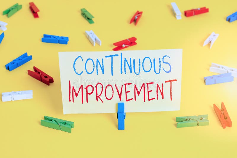 Word Writing Text Continuous Improvement. Business Concept for Ongoing ... Word Writing Text Continuous Improvement. Business Concept for Ongoing ...