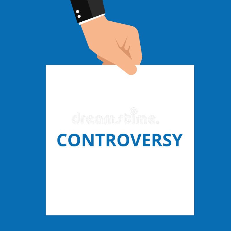 Word Writing Text Controversy Stock Illustration - Illustration of ...