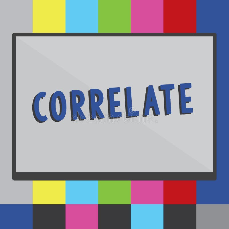 Word Writing Text Correlate. Business Concept for Have Mutual ...