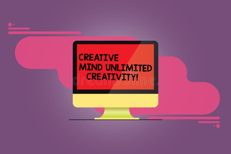 Word Writing Text Creative Mind Unlimited Creativity. Business Concept ...