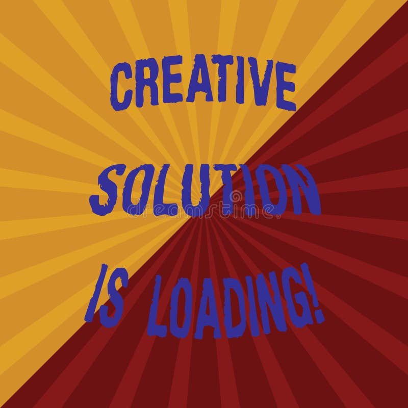 Solution is Loading - Vector Illustration Stock Vector - Illustration ...