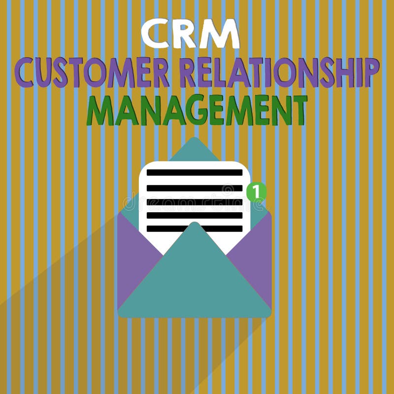 Word Writing Text Crm Customer Relationship Management. Business ...