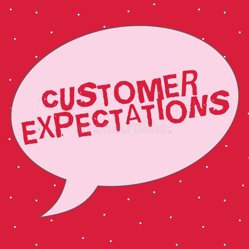 Word Writing Text Customer Expectations. Business Concept for Benefits ...