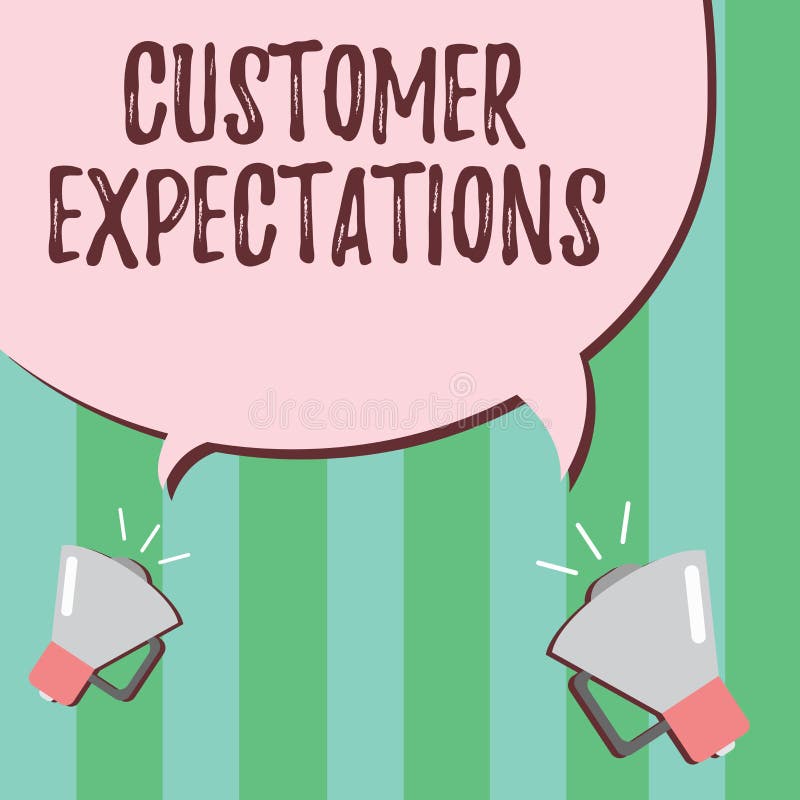 Word Writing Text Customer Expectations. Business Concept for Benefits ...