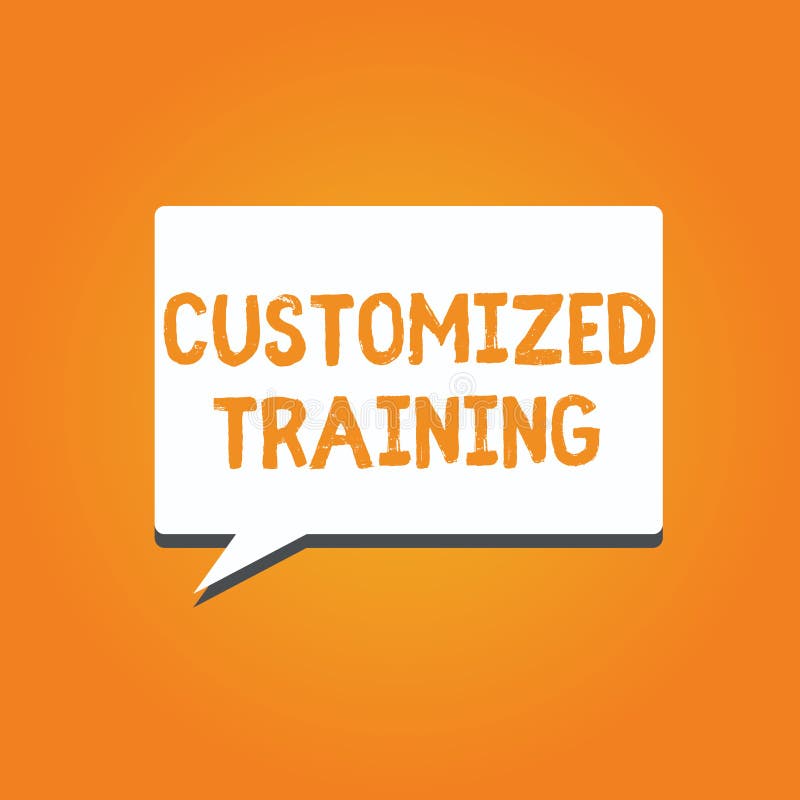 Word Writing Text Customized Training. Business Concept for Designed To ... Word Writing Text Customized Training. Business Concept for Designed To ...