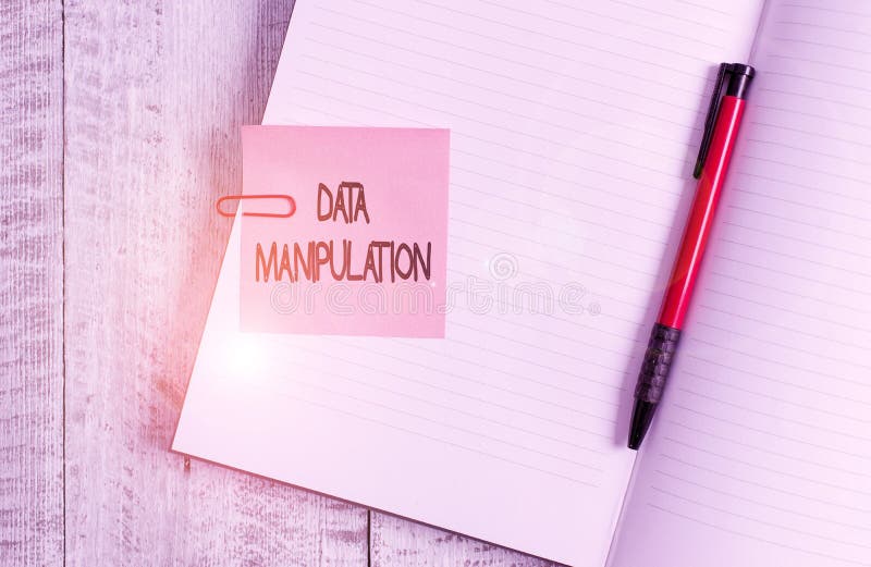 Word Writing Text Data Manipulation. Business Concept for the Process ...