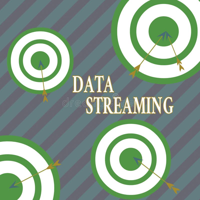 Word Writing Text Data Streaming. Business Concept for Data that is ...