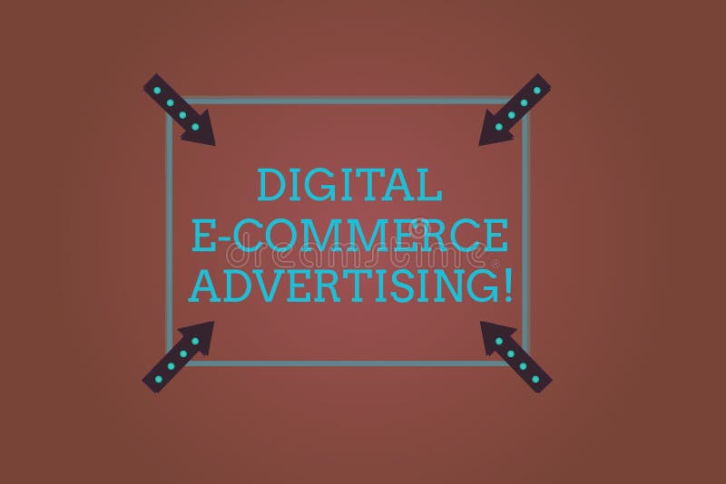 Word Writing Text Digital E Commerce Advertising. Business Concept for ...