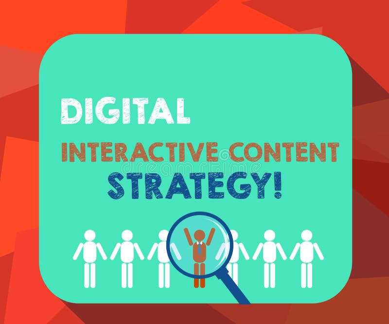 Word Writing Text Digital Interactive Content Strategy. Business ...