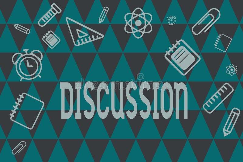 Word Writing Text Discussion. Business Concept for Process of Talking ...