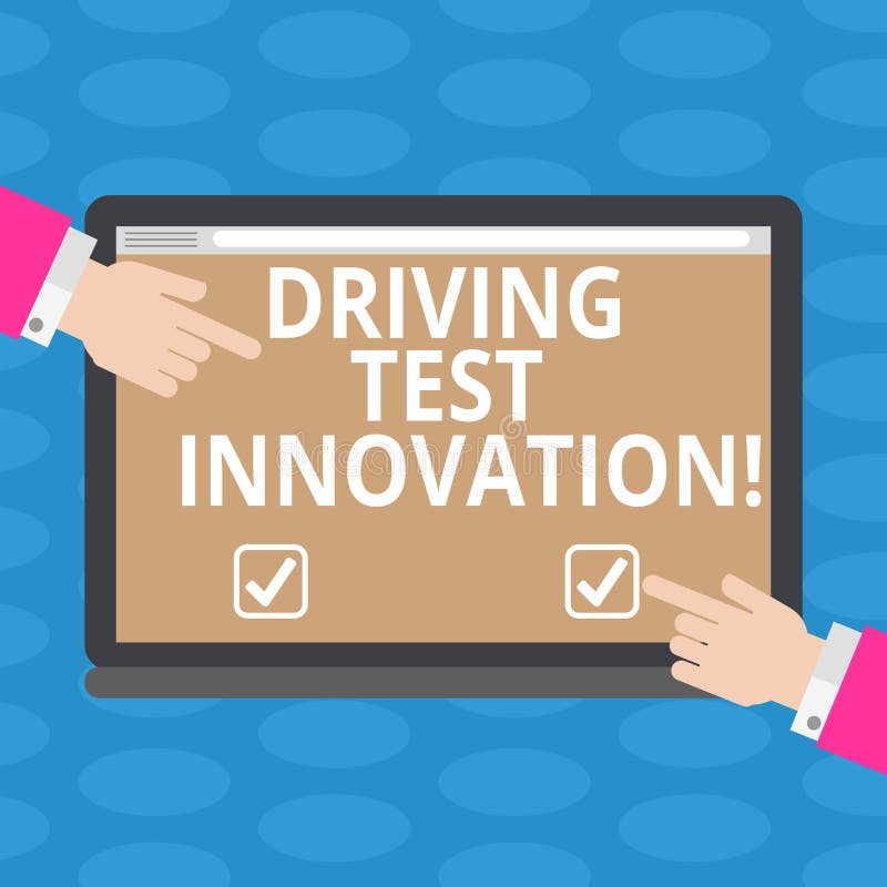 Word Writing Text Driving Test Innovation. Business Concept for Advance ... Word Writing Text Driving Test Innovation. Business Concept for Advance ...