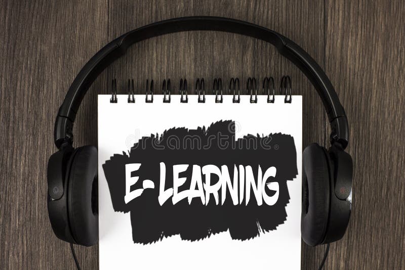 Word Writing Text E-Learning. Business Concept for Introduction of an ...