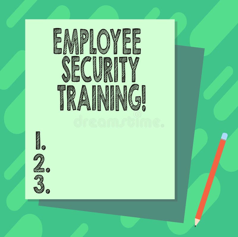 Security Training Text Quote on a Banner Stock Illustration ...