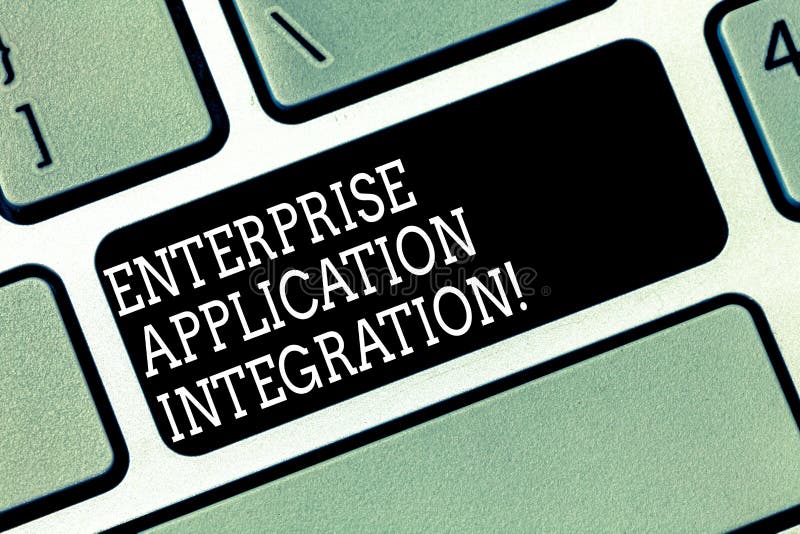 Word Writing Text Enterprise Application Integration. Business Concept ... Word Writing Text Enterprise Application Integration. Business Concept ...