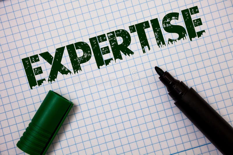 Word Writing Text Expertise. Business Concept for Expert Skill or ...