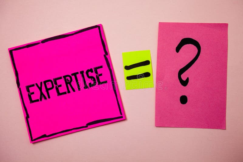 Word Writing Text Expertise. Business Concept for Expert Skill or ...