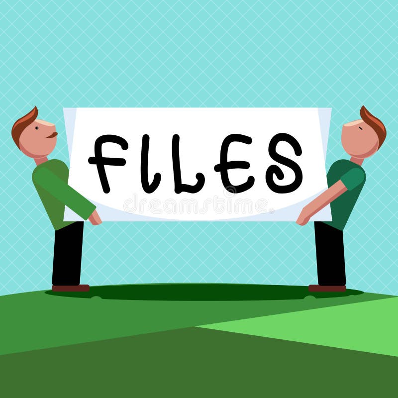 Word Writing Text Files. Business Concept for Folder Box for Holding ...