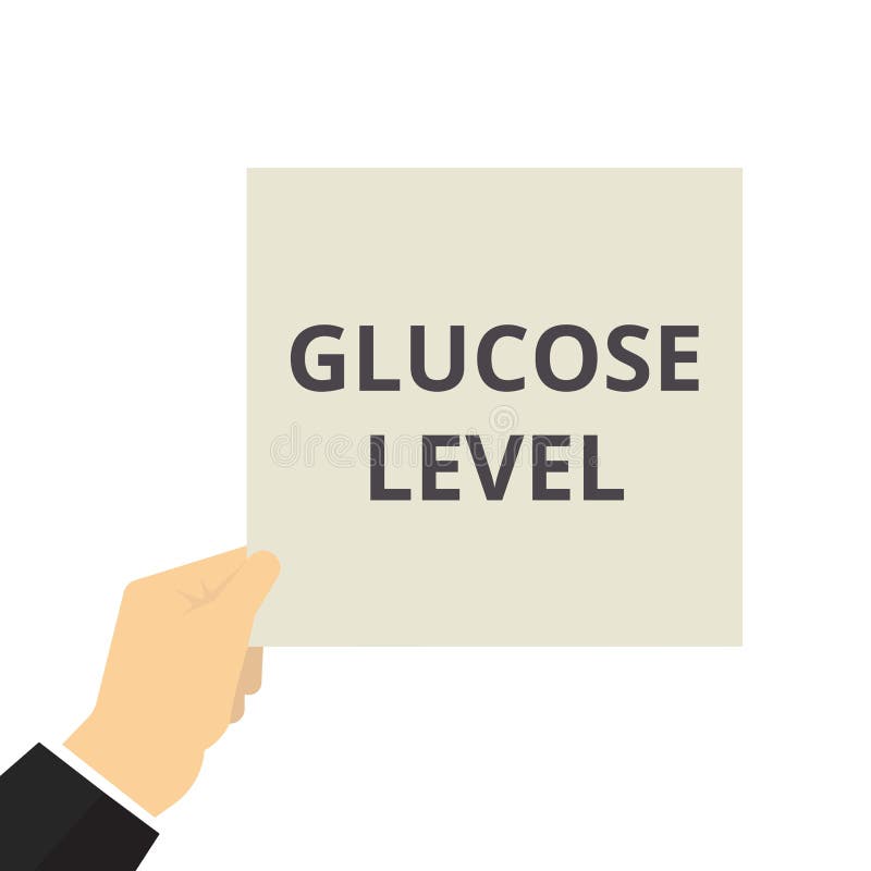 Word Writing Text Glucose Level Stock Illustration - Illustration of ...