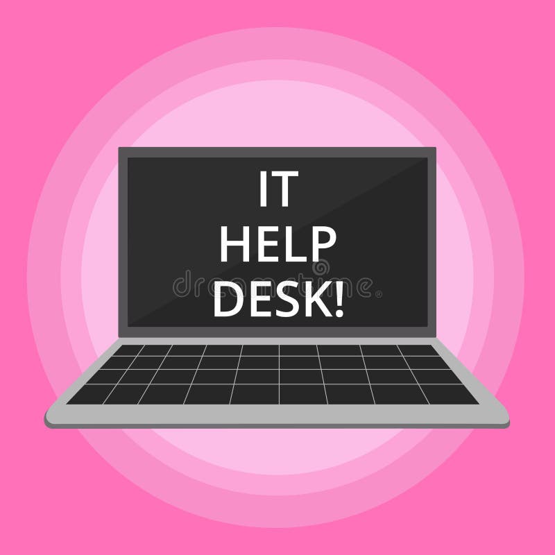 Word Writing Text it Help Desk. Business Concept for Online Support ...