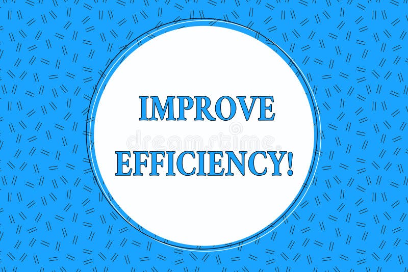 Word Writing Text Improve Efficiency. Business Concept for Competency ...