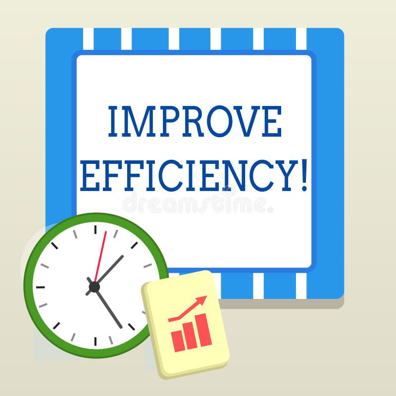 Word Writing Text Improve Efficiency. Business Concept for Competency ...