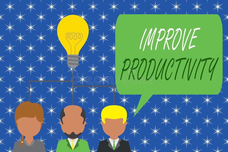 Word Writing Text Improve Productivity. Business Concept for To ...