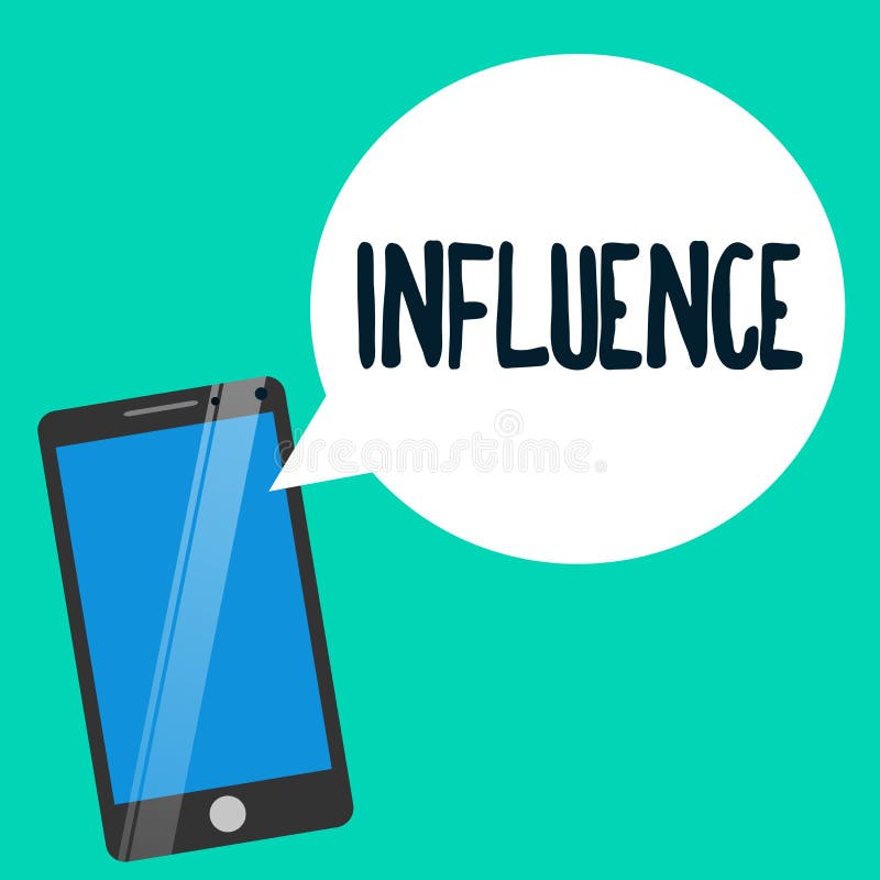 Word Writing Text Influence. Business Concept for Capacity To Have ...