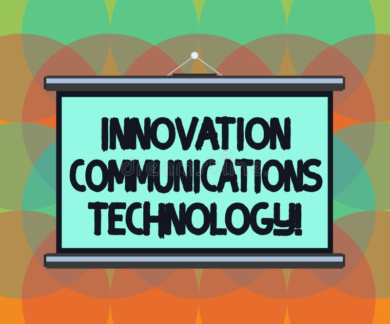 Word Writing Text Innovation Communications Technology. Business ...