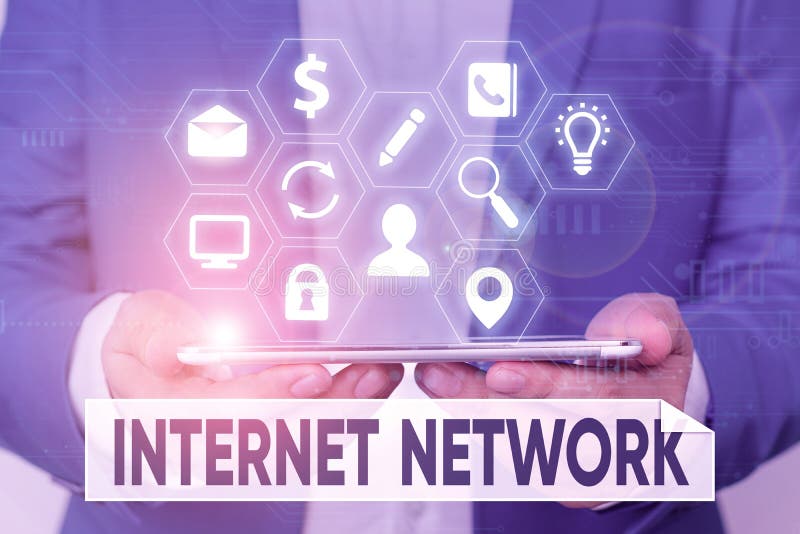 Word Writing Text Internet Network. Business Concept for Connects ...