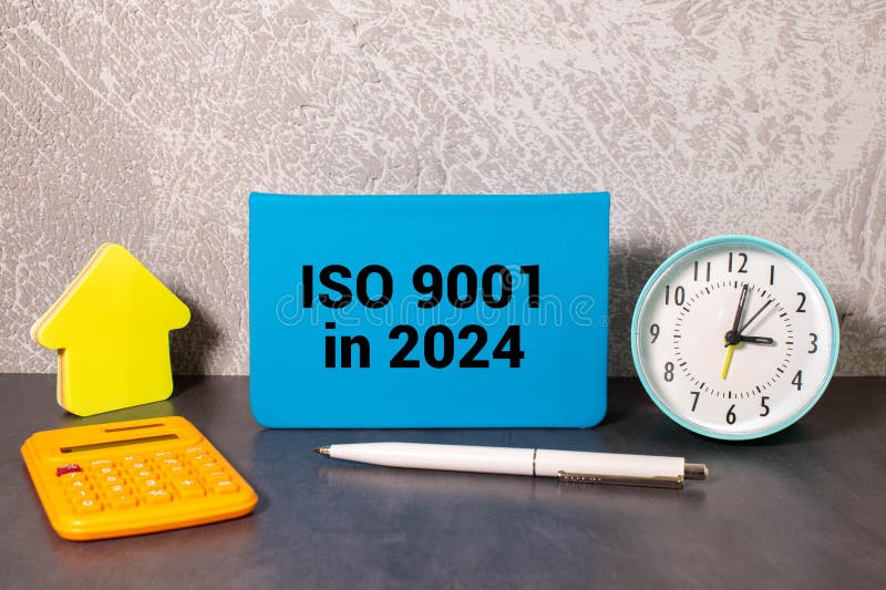 Word Writing Text ISO 9001 in 2024. Business Concept on the Table Chart ...