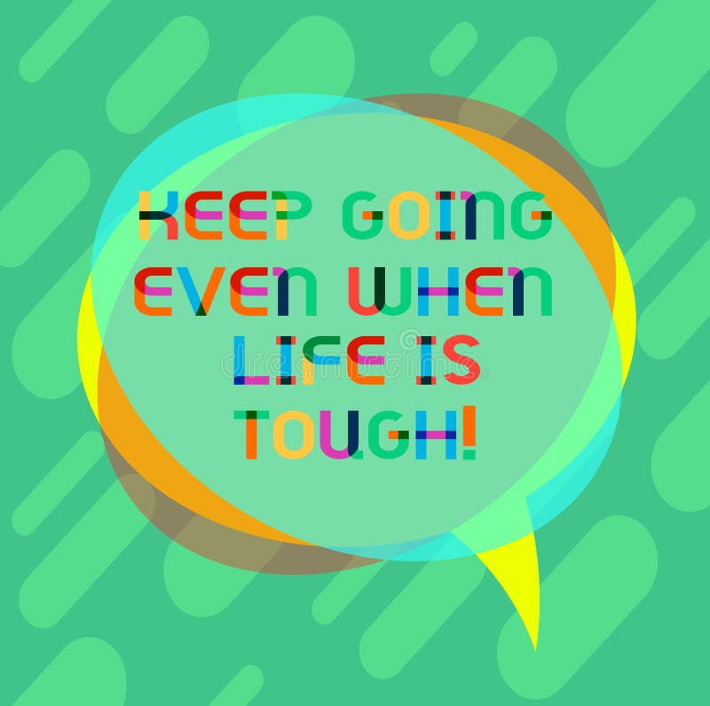Life Is Tough Motivational Quote Coloring Page Stock Vector