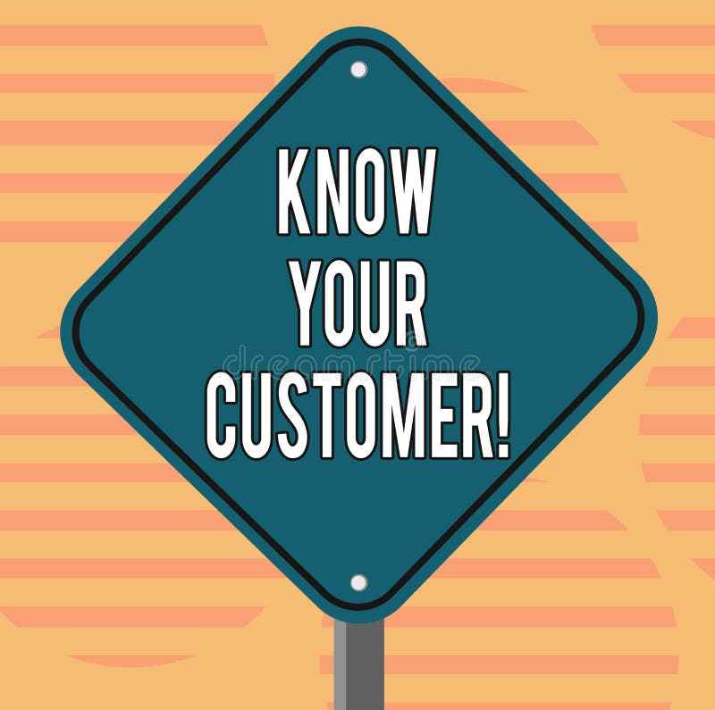 Word Writing Text Know Your Customer. Business Concept for Verifying ...